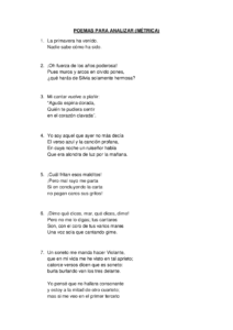 Ejercicios resueltos en PDF para analizar poemas: una guía completa ...